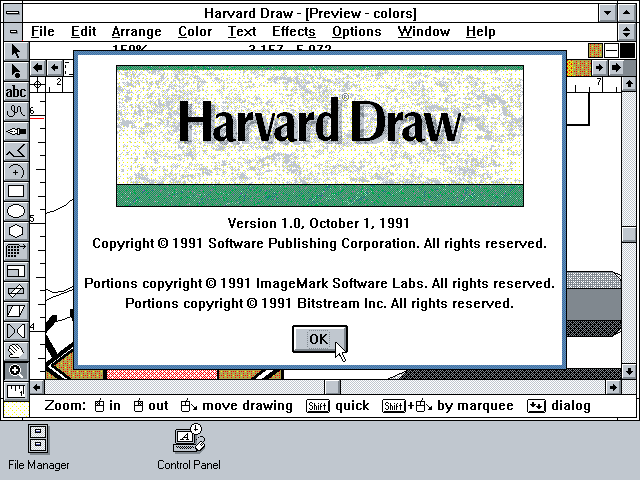 WinWorld: Harvard Draw for Windows 1.0