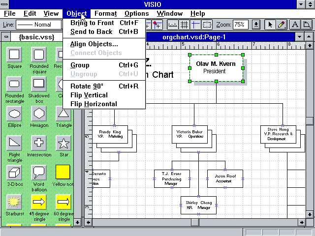 WinWorld: Visio 1.0