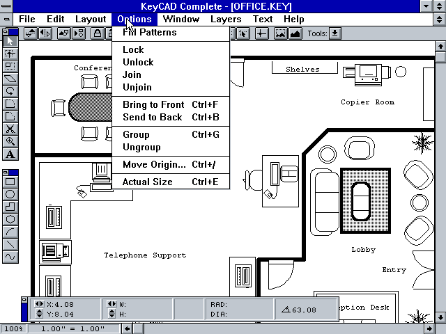 WinWorld: KeyCAD Complete 1.0 for Windows