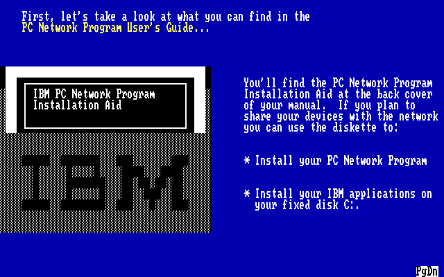 WinWorld: Exploring the IBM PC Network 1.00