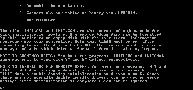 WinWorld: 86-DOS 1.00