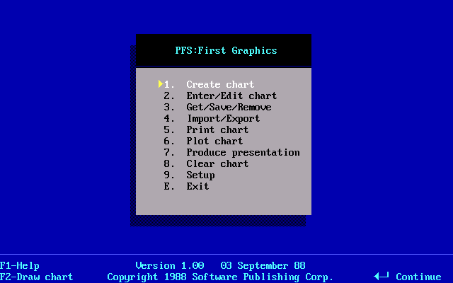 WinWorld: PFS First Graphics 1.00
