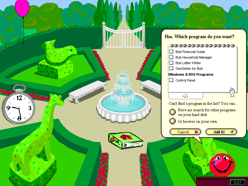 WinWorld: Microsoft BOB 1.00a