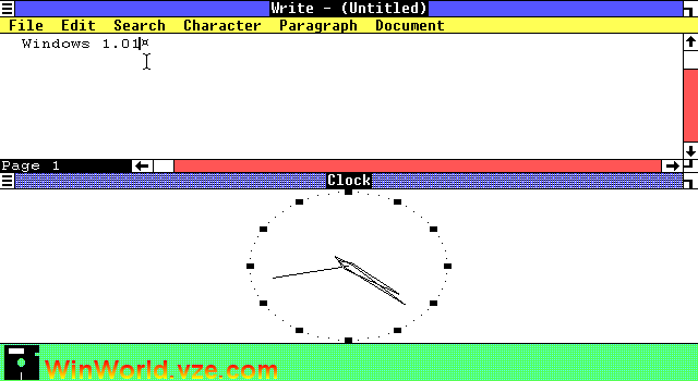 WinWorld: Windows 1.0 1.01