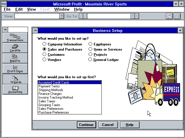 WinWorld: Microsoft Profit 1.0a