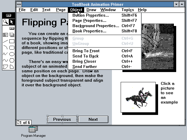 WinWorld: ToolBook 1.5