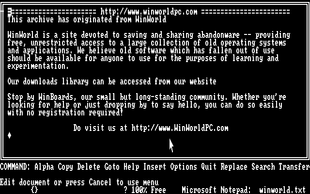 WinWorld: Microsoft Mouse 1.0