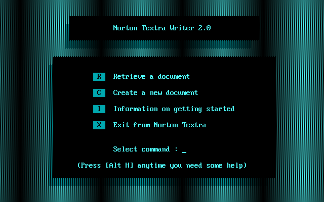 WinWorld: Norton Textra Writer 2.0