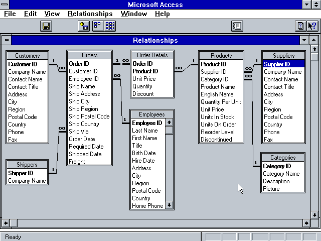 WinWorld: Microsoft Access 2.0
