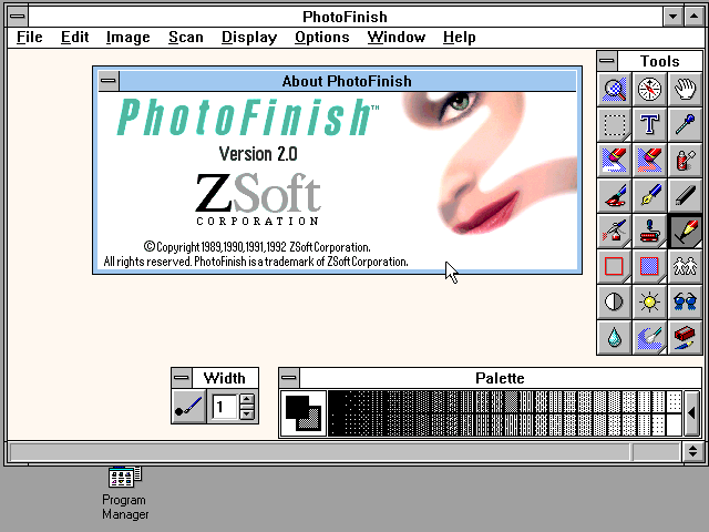 WinWorld: PhotoFinish 2.0