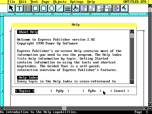 WinWorld: Express Publisher 2.0