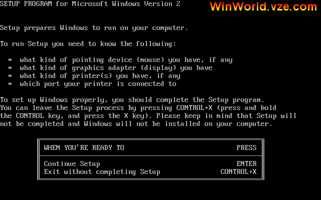 Windows 2.x 2.0 - Stats, Downloads and Screenshots :: WinWorld