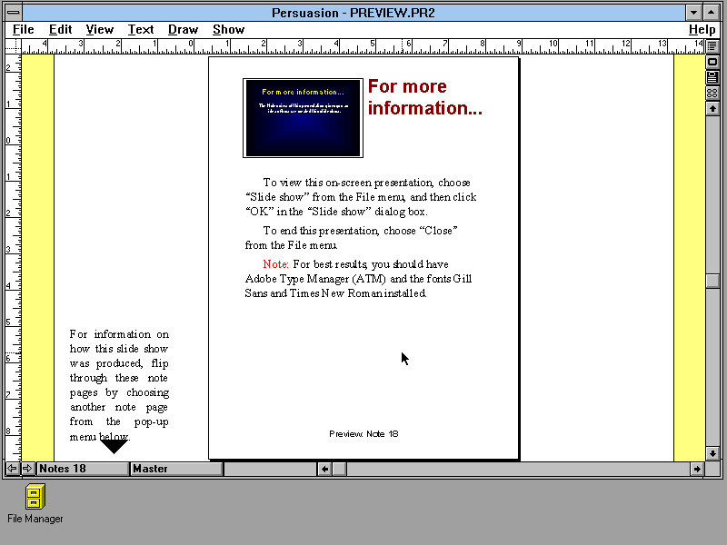 WinWorld: Persuasion 2.x
