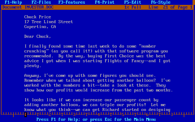 WinWorld: PFS First Choice 2.x