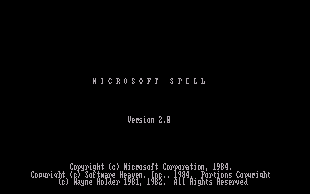 WinWorld: Microsoft Word 2.x (DOS)