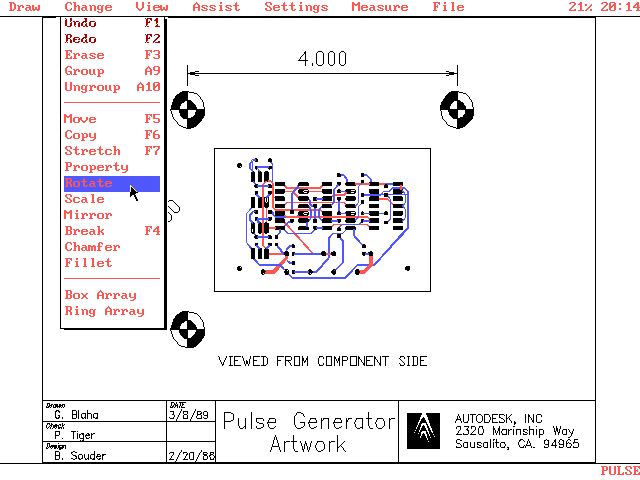 WinWorld: AutoSketch 2.x (DOS)