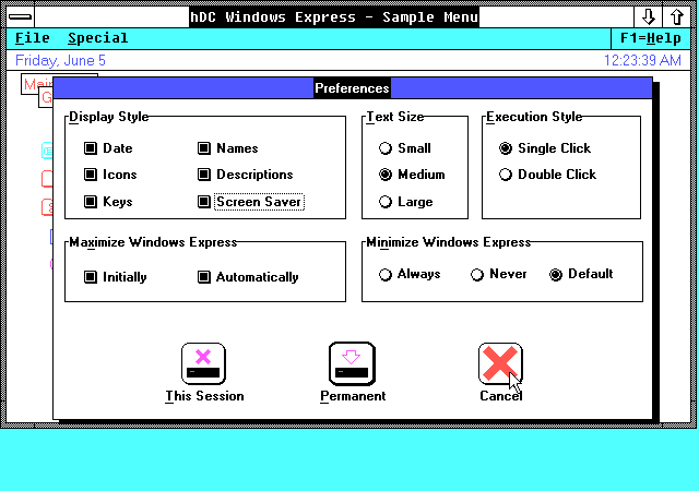 WinWorld: hDC Windows Express 2.x
