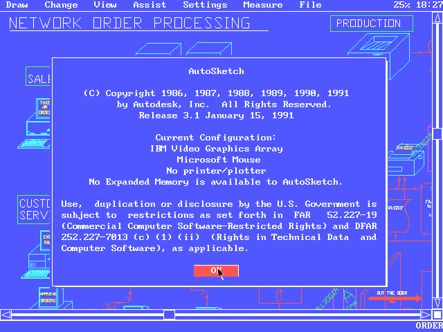 AutoSketch 3.x (DOS) — WinWorld