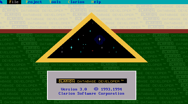 WinWorld: Clarion 3.0 (DOS)