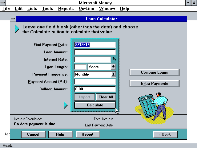 WinWorld: Microsoft Money 3.x