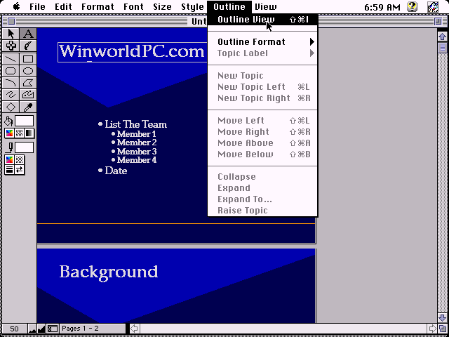 WinWorld: ClarisWorks 3.x