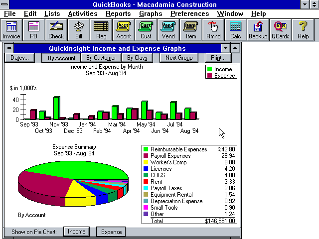 WinWorld: QuickBooks 3.x (Win)