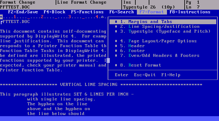 WinWorld: DisplayWrite 4