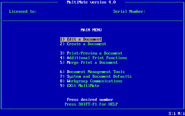 WinWorld: MultiMate 4.0