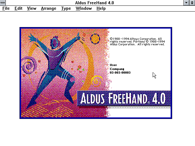 WinWorld: FreeHand 4.0