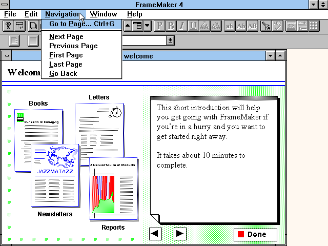 WinWorld: FrameMaker 4.x