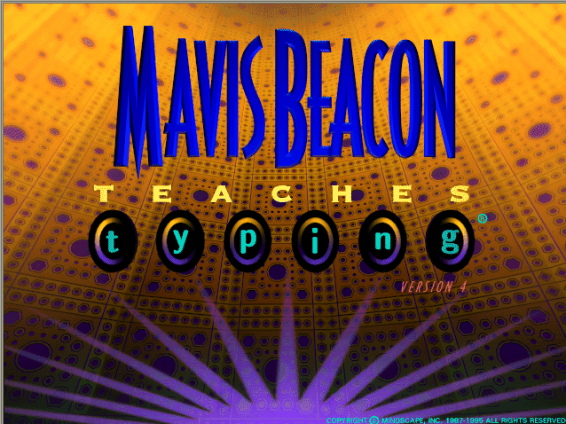 WinWorld: Mavis Beacon Teaches Typing 4.x