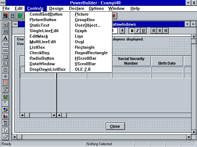 WinWorld: PowerBuilder 4.x