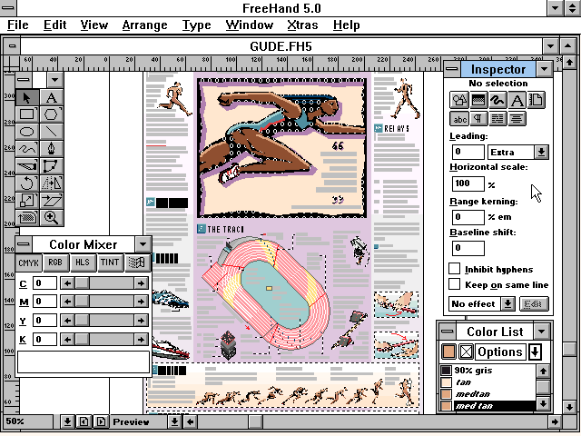 WinWorld: FreeHand 5.0