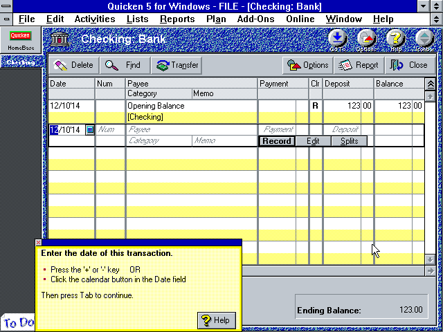 WinWorld: Quicken 5.0 (Win)