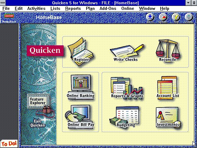 WinWorld: Quicken 5.0 (Win)