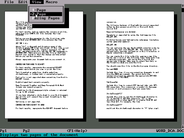 WinWorld: Microsoft Word 5.x (DOS and OS/2)