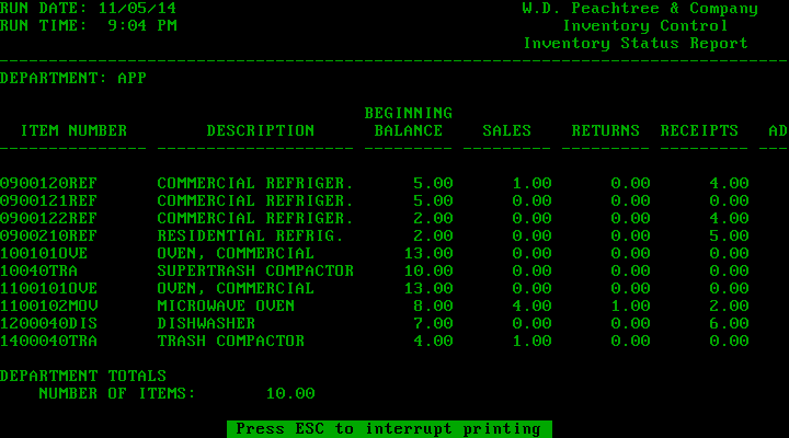 WinWorld: Peachtree Complete Accounting 9.00 (DOS)