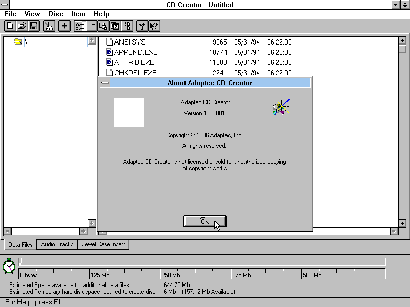 WinWorld: CD Creator 1.x/2.x