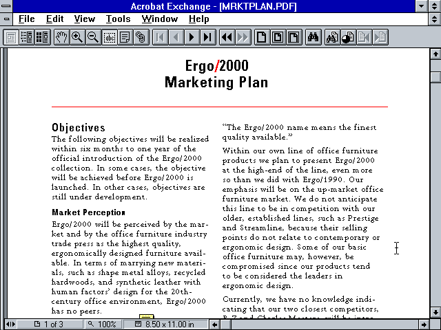 WinWorld: Adobe Acrobat 2.x
