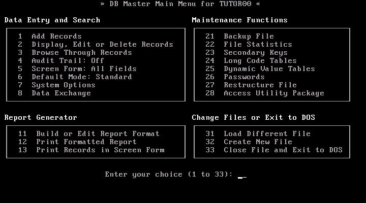 WinWorld: DB Master 3.0