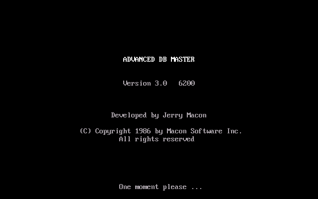 WinWorld: DB Master 3.0