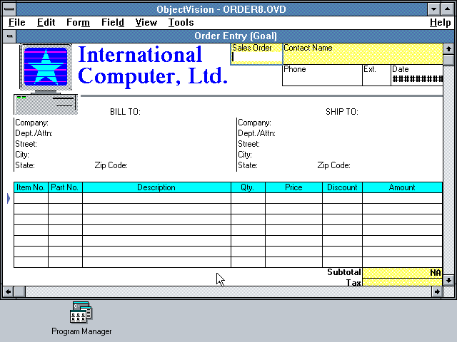 WinWorld: ObjectVision 2.x
