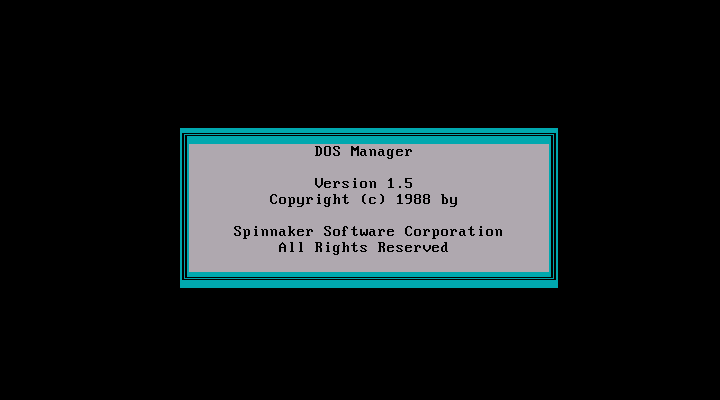 WinWorld: Easy Working DOS Manager 1.5