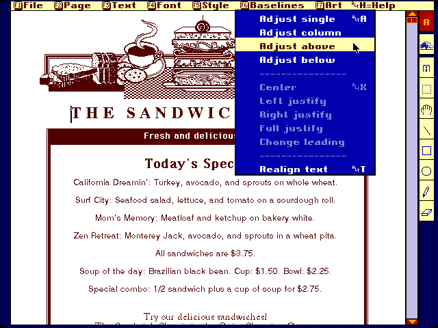 WinWorld: Easy Working Desktop Publisher 1.0