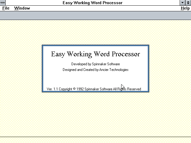WinWorld: Easy Working 1.x