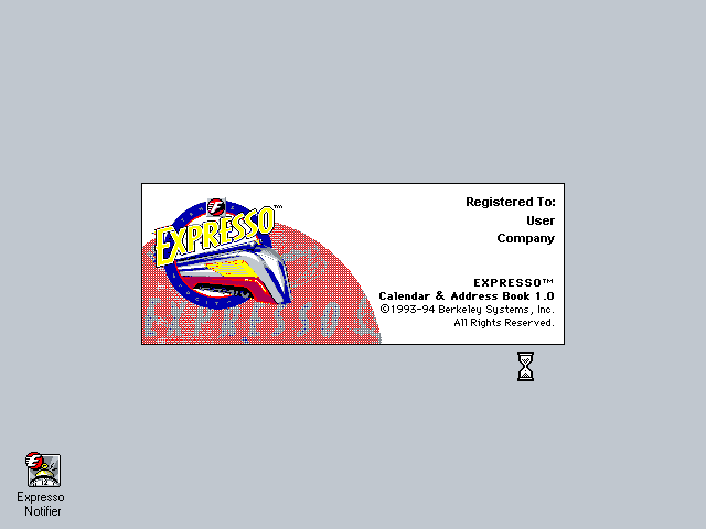 WinWorld: Expresso Calendar and Address Book 1.0