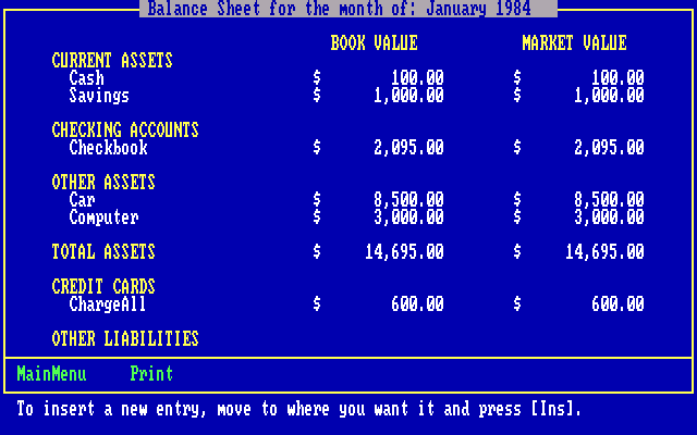 WinWorld: Finance Manager 1.0