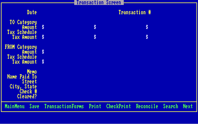 WinWorld: Finance Manager 1.0