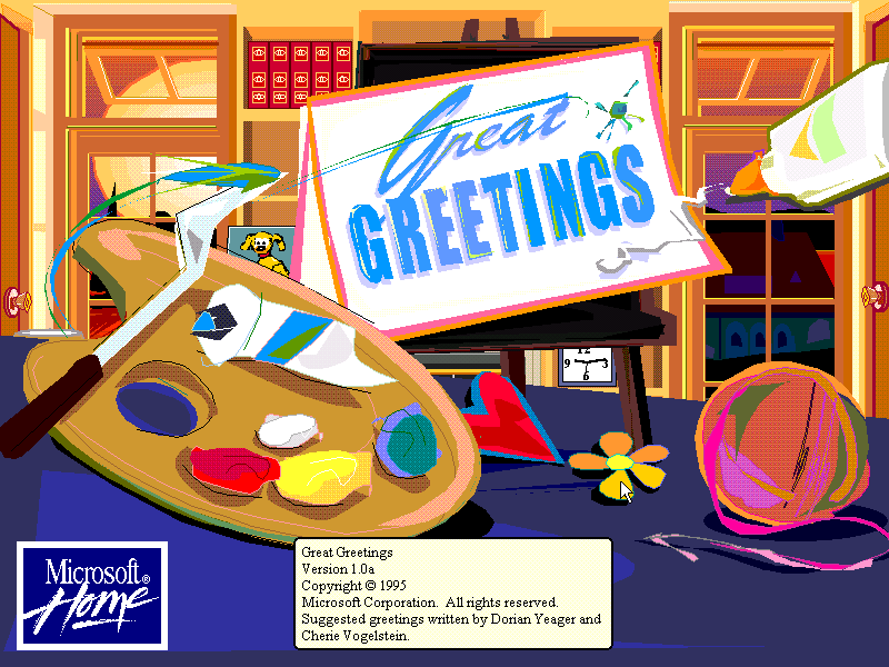 WinWorld: Microsoft Great Greetings 1.0