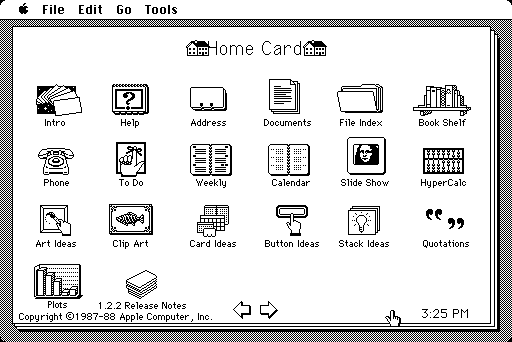 WinWorld: HyperCard 1.x